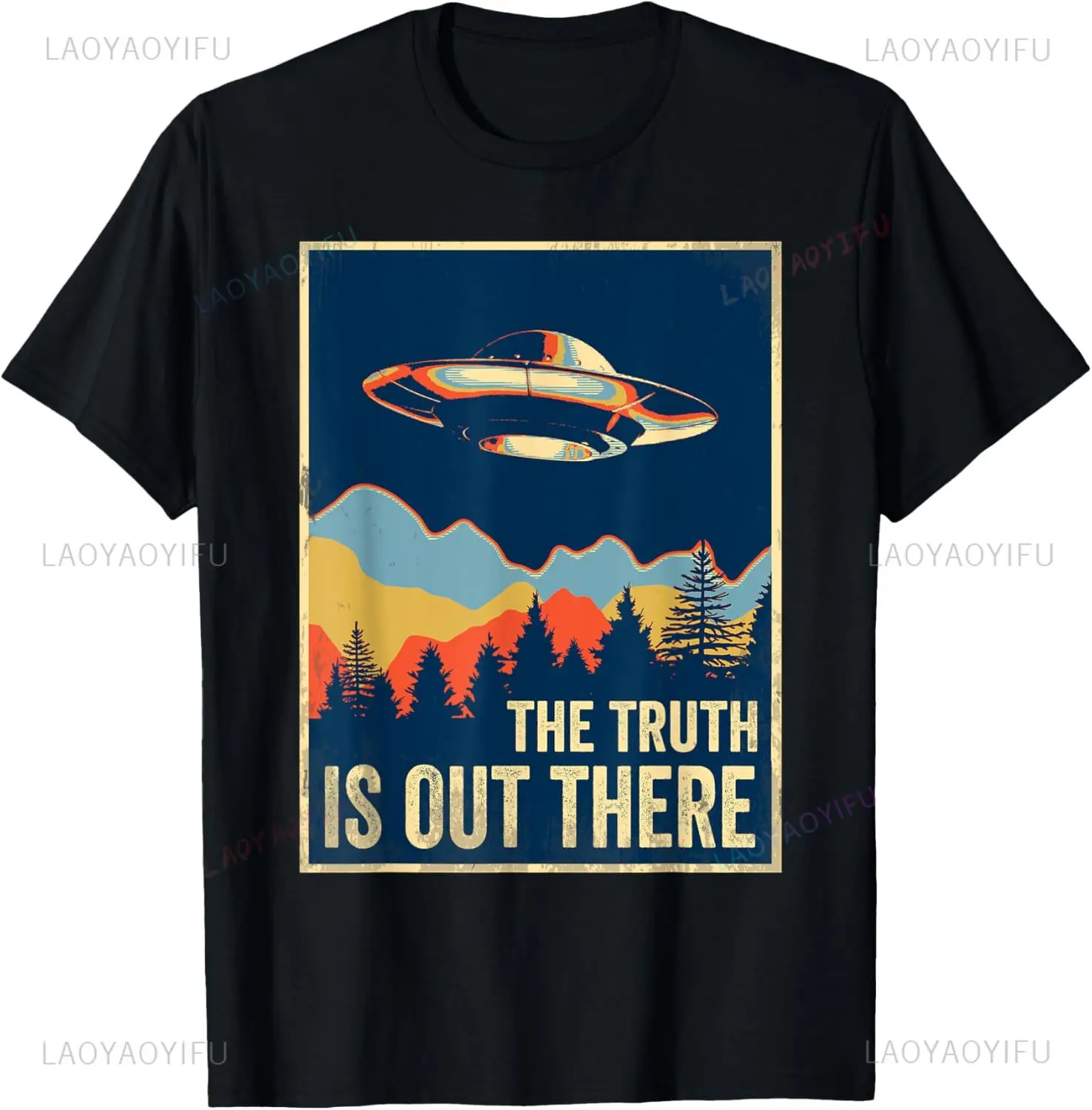 New Arrival The Truth Is Out There Alien UFO TShirt Casual Fashion ...