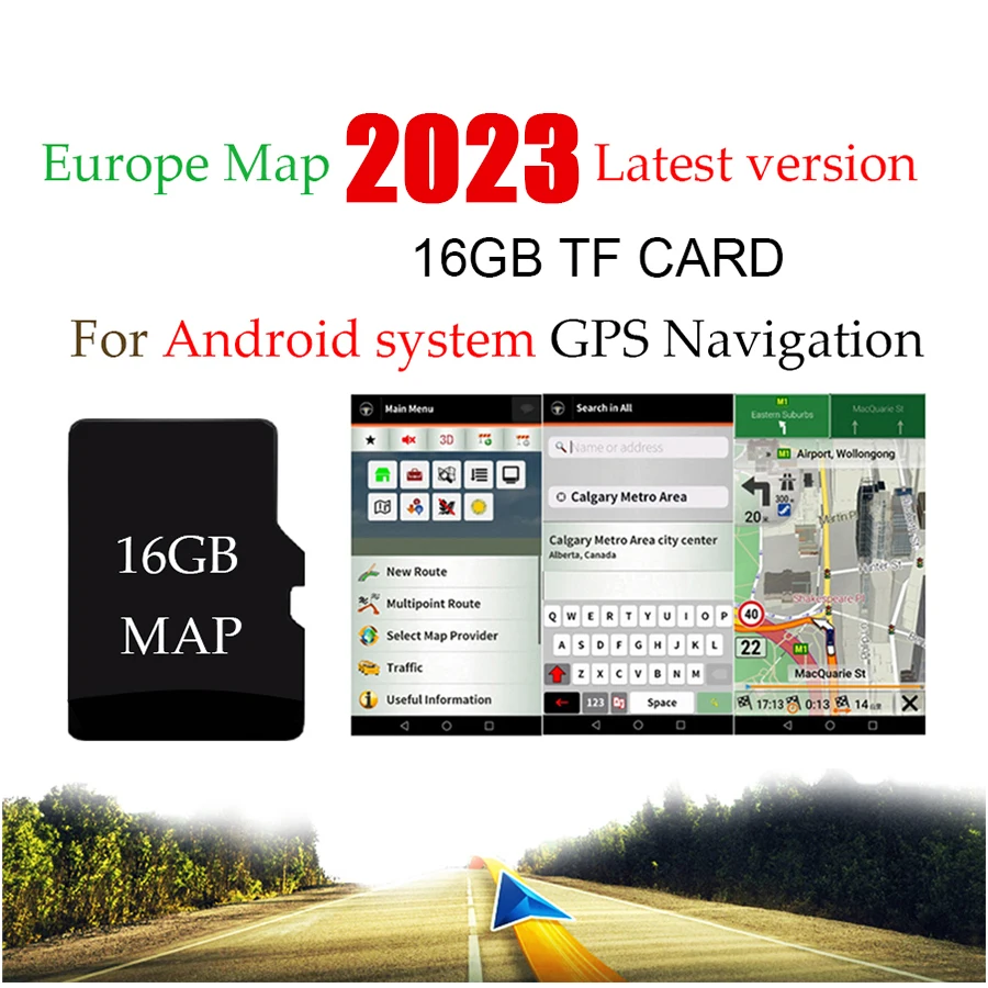 For-Android-System-Car-Auto-GPS-Navigation-16GB-Micro-SD-Card-Map-of ...