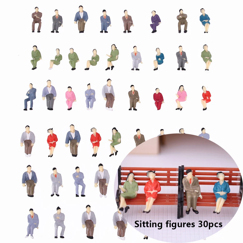 People Sitting Scale 1:50 | Miniature People Figures | People Sitting ...