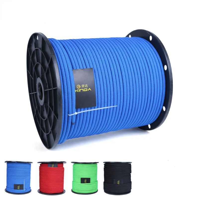 8mm Diâmetro Profissional Rock Climbing Rope Outdoor Caminhadas Corda ...
