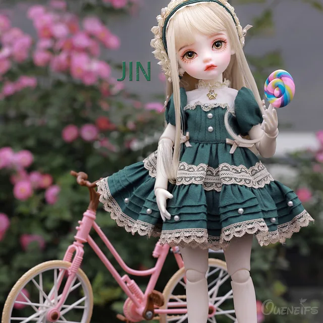 BJD Doll 1/6 Jin Young Girl Lovely Lolita Style Cuddly knuckle DZ Art ...