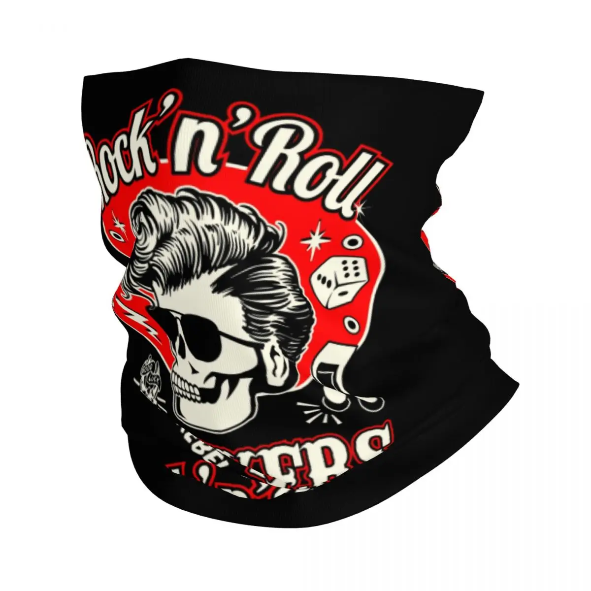 Rockabilly-Rock-And-Roll-Skull-Dice-Rockers-Bandana-Neck-Gaiter ...
