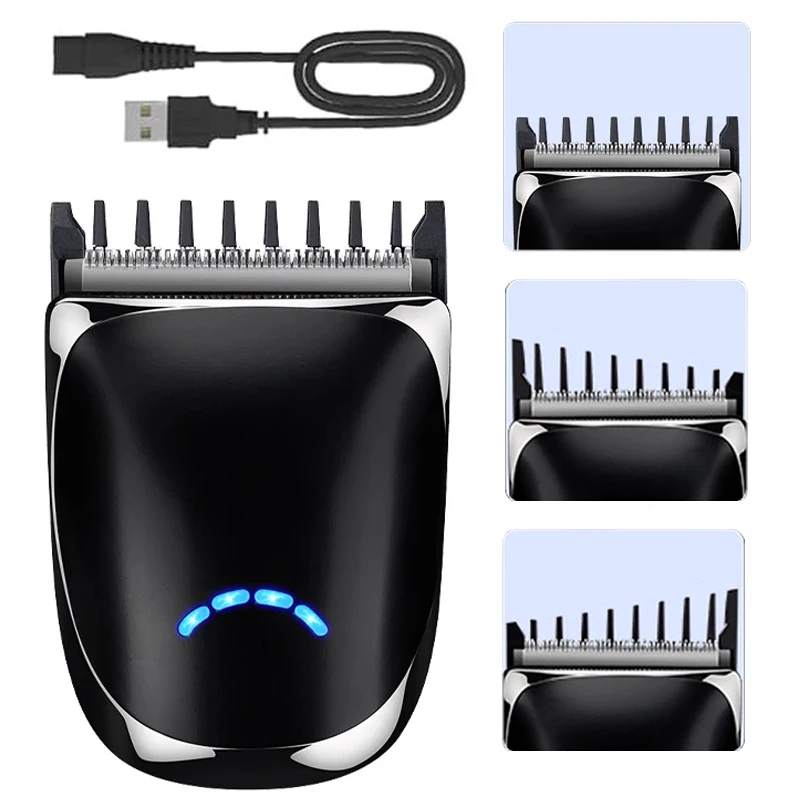 Washable-Electric-Self-Hair-Trimmer-Self-Cut-Haircut-Kit-Fade-Style ...