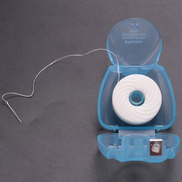 5X Vaclav Wire Floss 50 Meter 54 Yard Wire Floss Mint Flavor Floss Pick ...