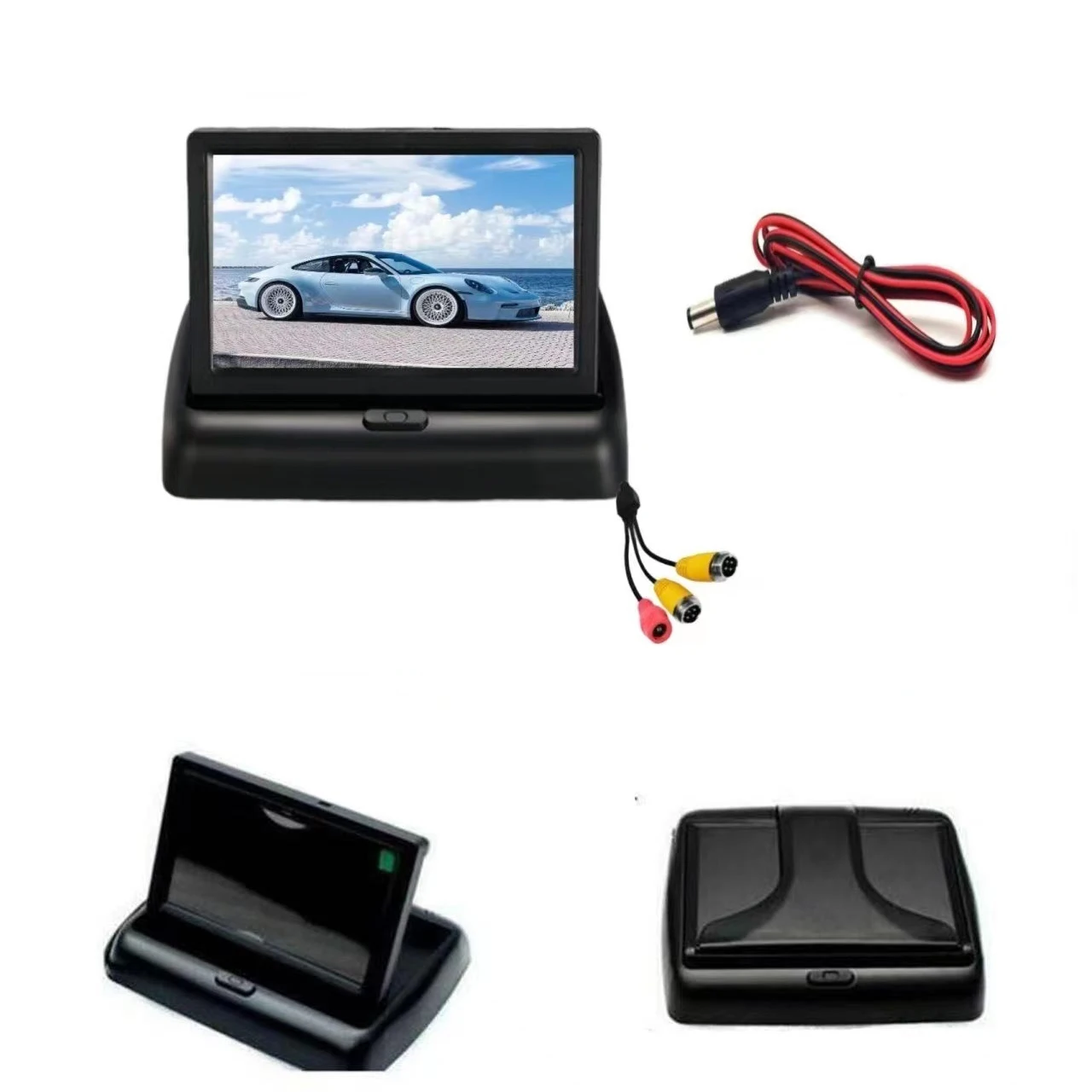 Dobr-vel-Retrovisor-Monitor-Reverso-TFT-LCD-HD-Car-Parking-Monitor-com ...