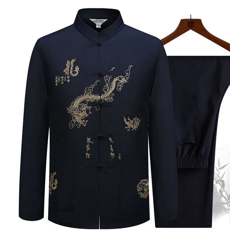 Chinese-Traditional-Tang-Clothing-Kung-Fu-Suit-Fashion-Casual ...