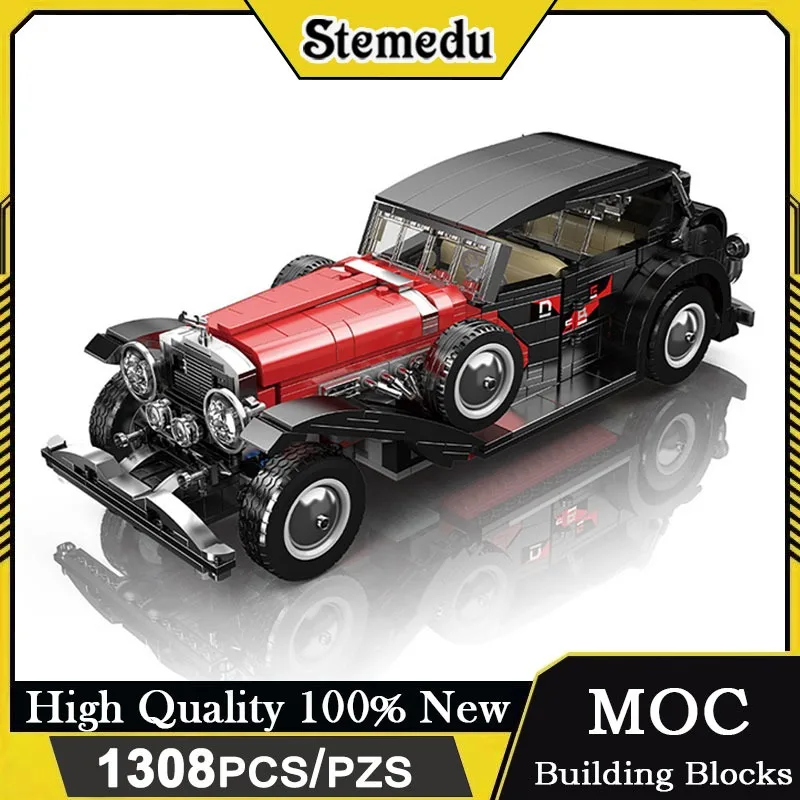 Mould King 10114 Retro Vintage Sports Car Building Blocks Classic ...