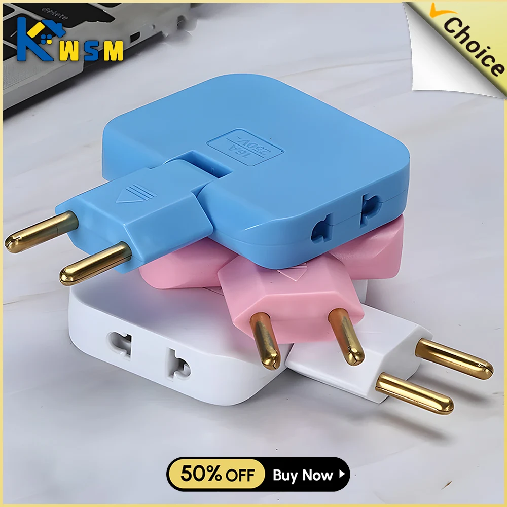 1-3PCS-EU-Plug-180-Rotating-Socket-Adapter-3in1-Expansion-Plug ...