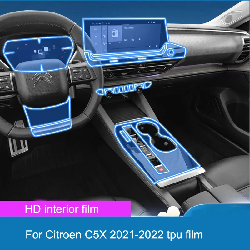 TPU-for-Citroen-C5X-C5-X-2021-2022-Transparent-Protect-Film-Car ...