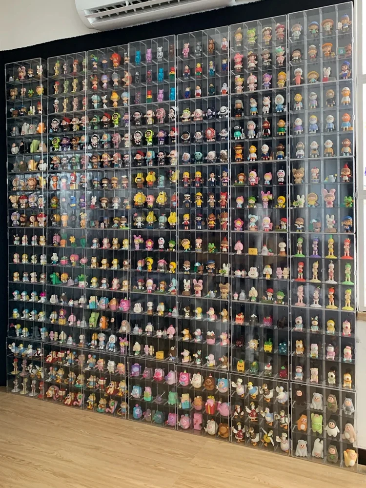 12 Individual Grids Figures Organizadores Stackable Blind boxes ...