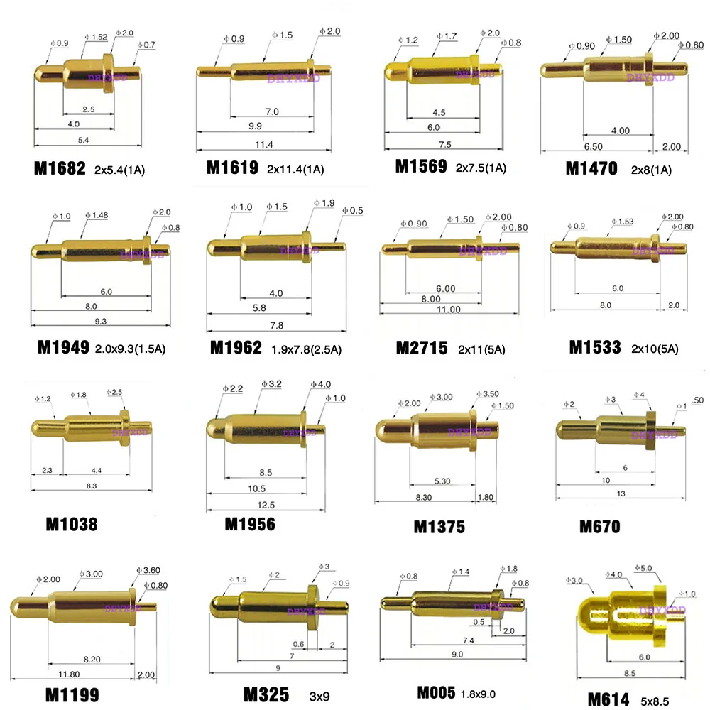 1pcs-High-Current-Spring-Loaded-Pogo-Pin-Connector-1A-2A-5A-High-Power ...