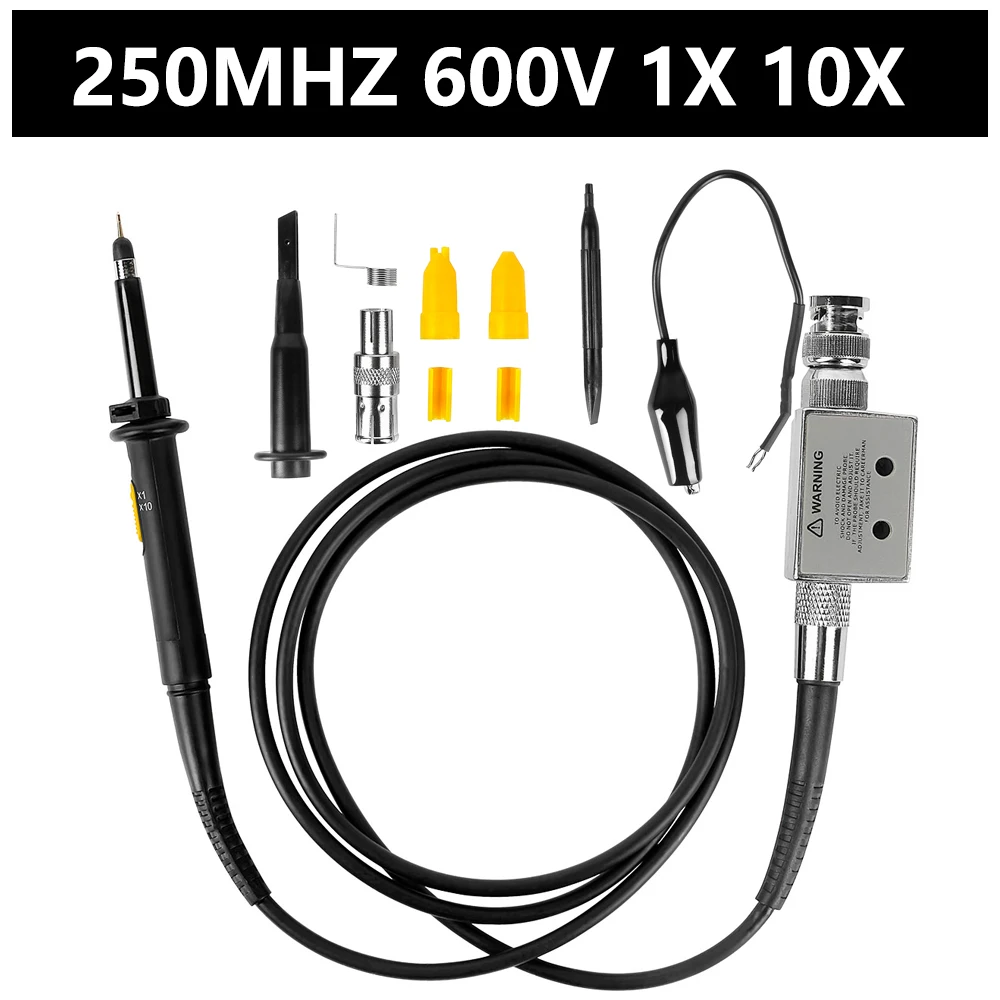 250MHz-200MHz-100MHz-Digital-Oscilloscope-Probe-80MHz-500MHz-Scope-Clip ...
