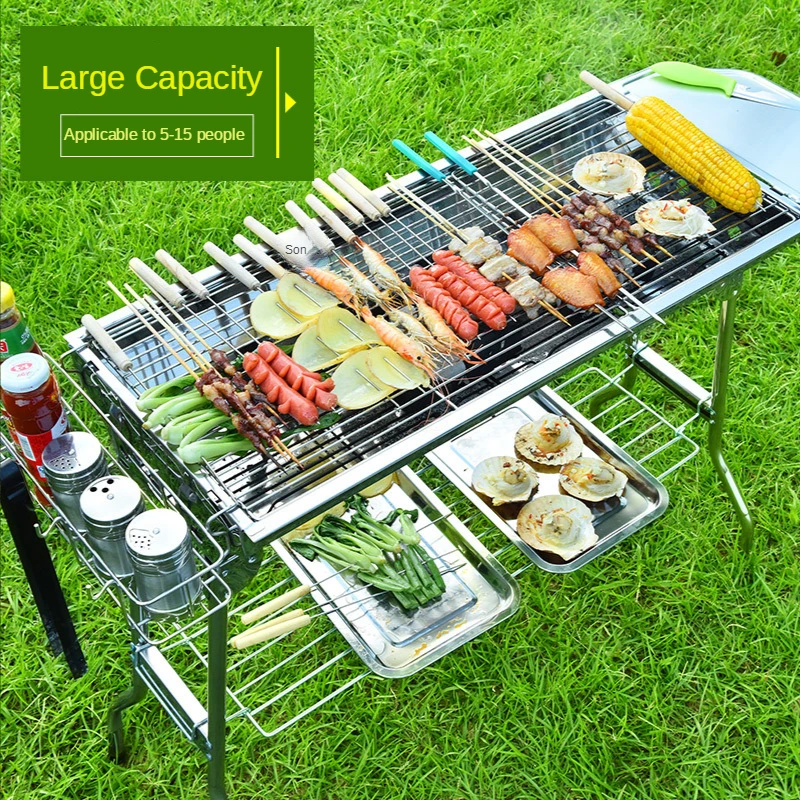 Barbecue-Oven-Frying-and-Roasting-Dual-purpose-Barbecue-Rack-Outdoor ...