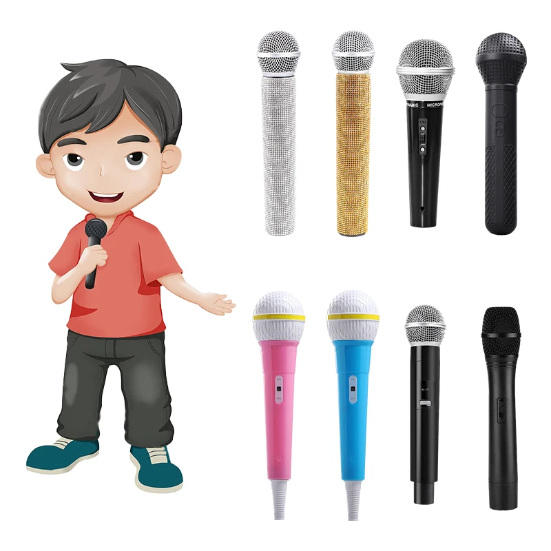 Children-s-Microphone-Simulation-Mic-Model-Media-Interview-Props ...
