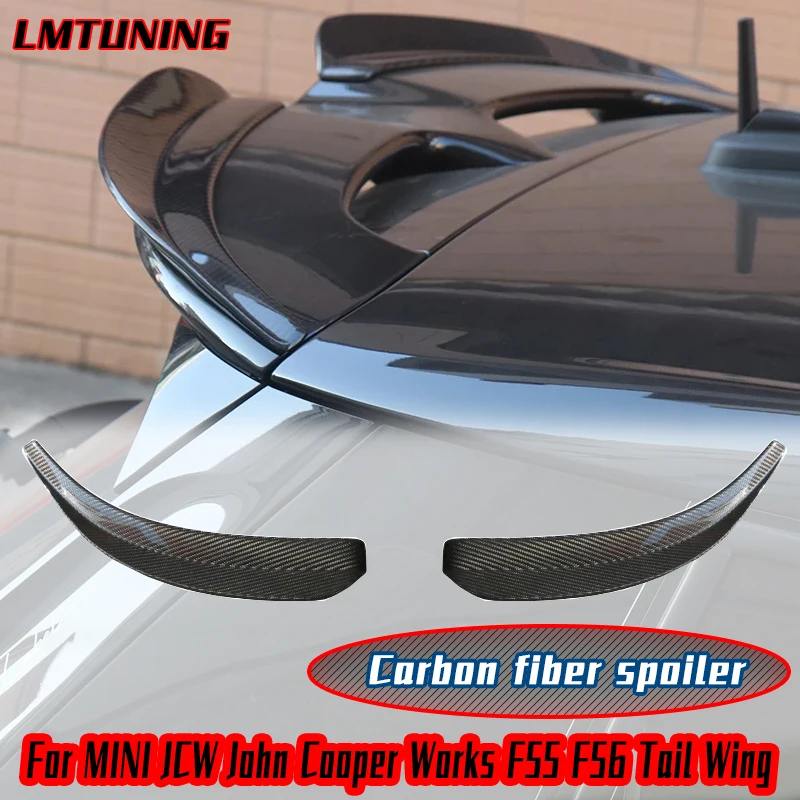 For 2014-2023 MINI JCW John Cooper Works F55 F56 Tail Wing 2Pcs Carbon ...
