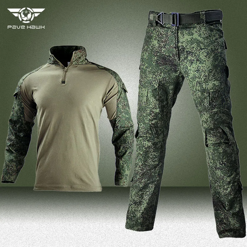 RU-Camo-Tactical-Sets-Men-Outdoor-Airsoft-Military-Uniform-Paintball ...