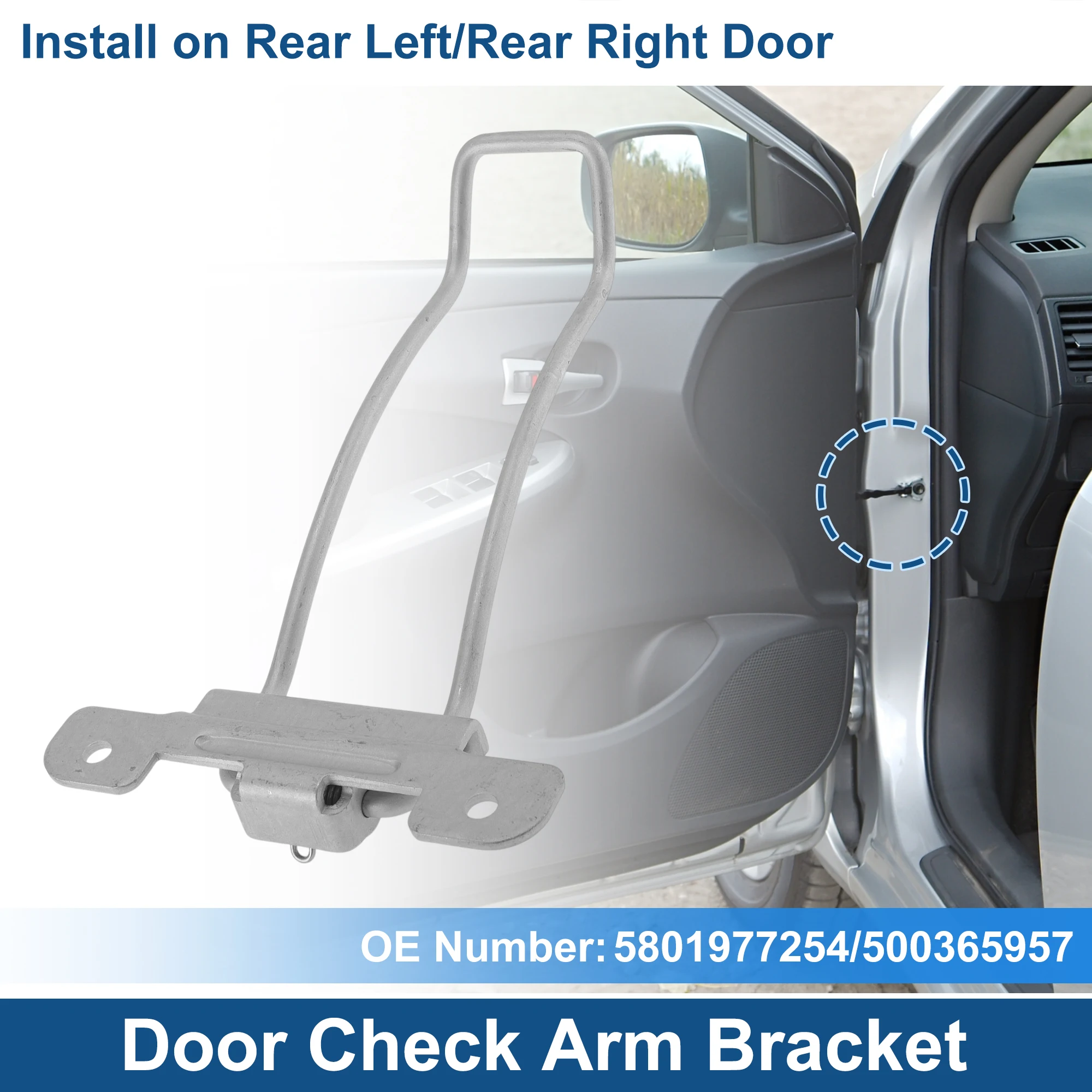 UXCELL Rear Left Rear Right Door Check Strap for Iveco Daily III 99-06 ...