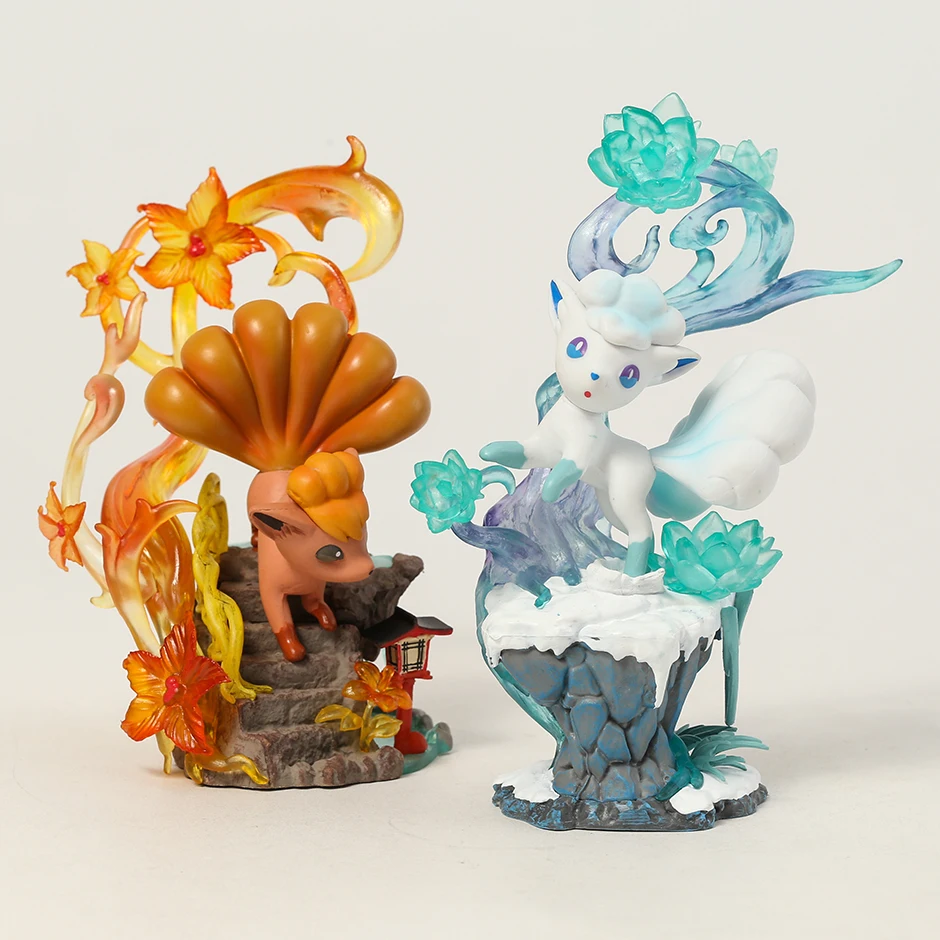 Figura de Pokémon Alolan Vulpix, estatua coleccionable de edición ...