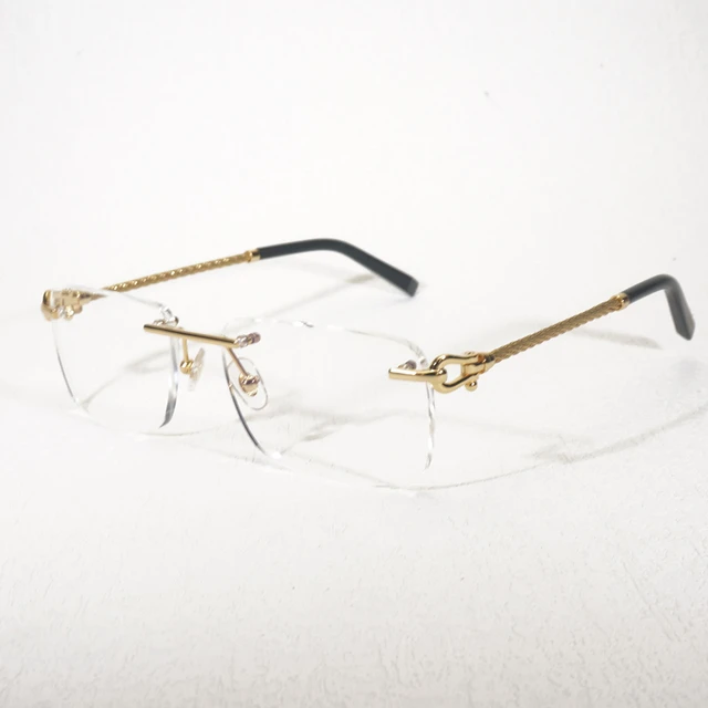 Vintage Rimless Eyeglasses