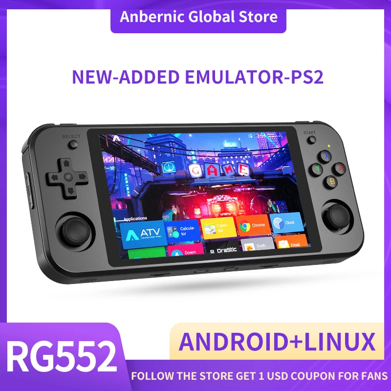 Android Handheld Game Console | Retro Handheld Game Console | Rg552 ...