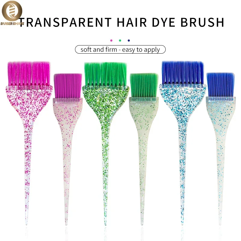 Professional-Hair-Dye-Brush-Plastic-Crystal-Hair-Coloring-Applicator ...