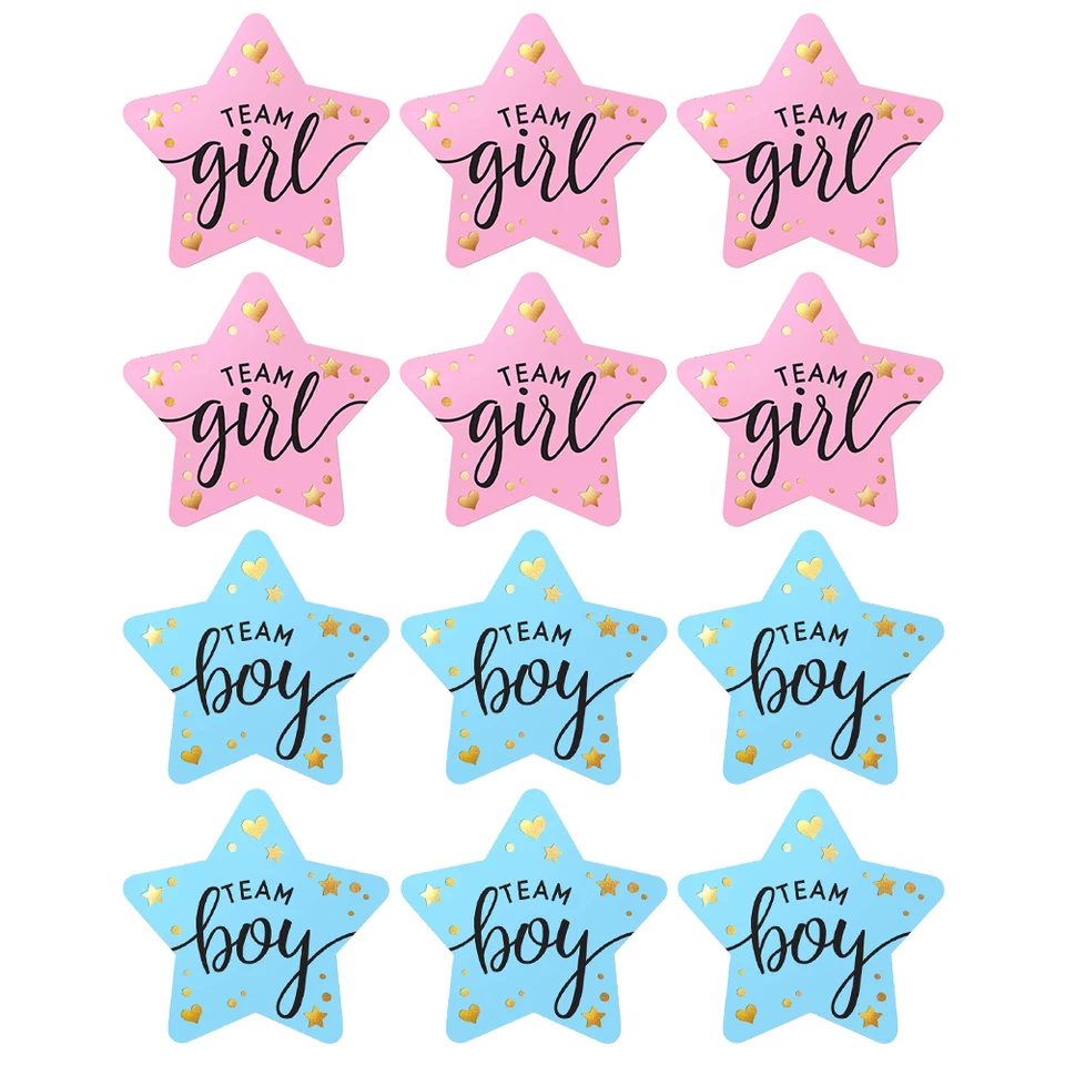 Gender Receal Baseball Gender Reveal Sticker/ Gender Reveal/ Team Boy ...