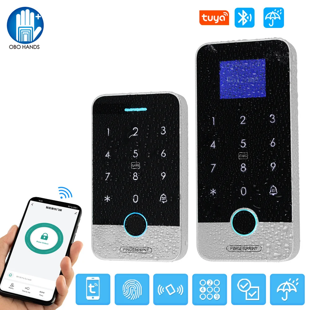 Waterproof-Bluetooth-Tuya-APP-Fingerprint-Access-Controller-Standalone ...