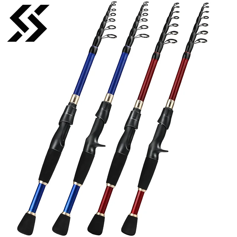 Sougayilang-1-8-2-4m-Telescopic-Fishing-Rod-Ultralight-Spinning-Casting ...