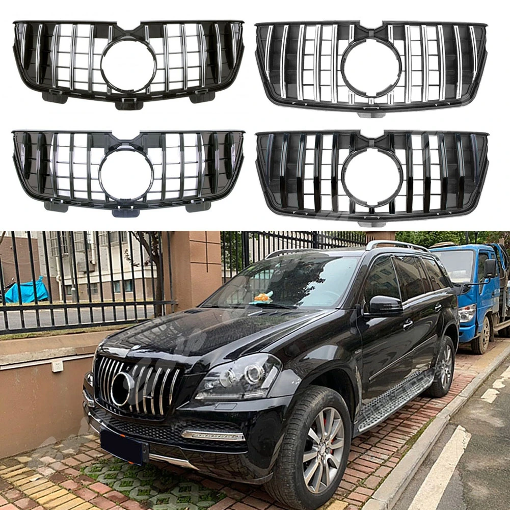 Car Front Bumper Racing Grill Billet Grille Cover For Mercedes Benz ...