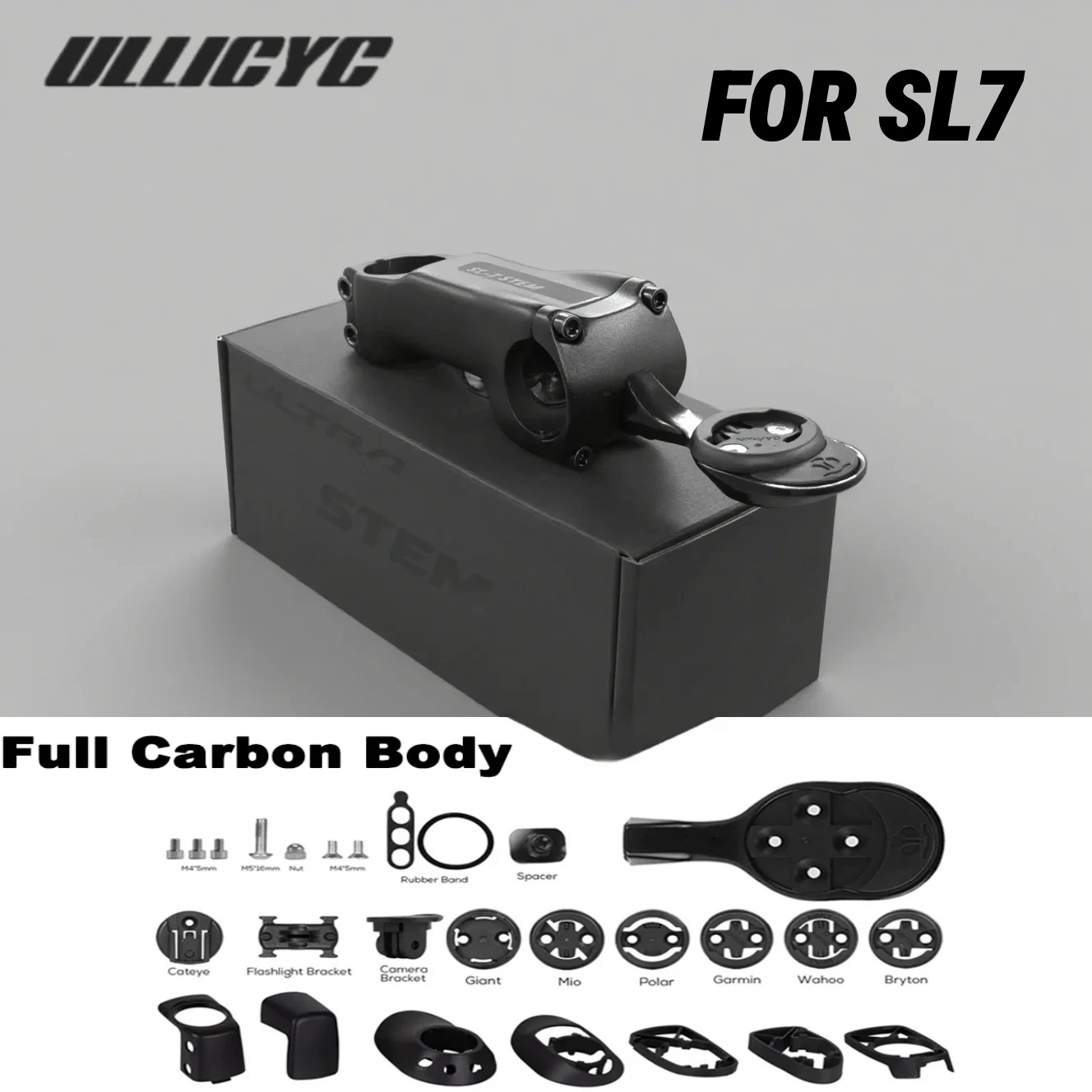 2025 New Bicycle Stem for SL7 Cockpit Compatible, Full Carbon Fiber 31 ...