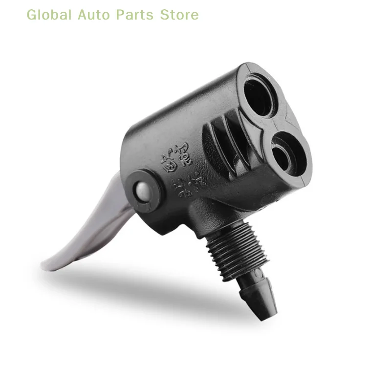 1PC-Bicycle-Pump-Nozzle-Hose-Adapter-Dual-Head-Pumping-Parts-Service ...