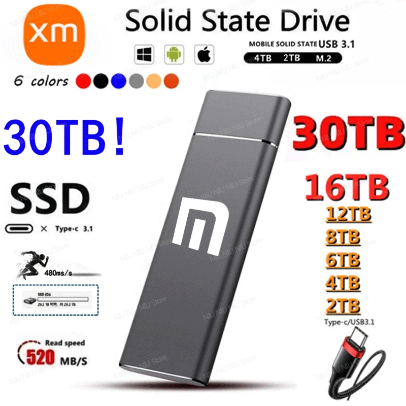Portable-External-SSD-2TB-High-Speed-SSD-2TB-4TB-8TB-Solid-Hard-Drive ...