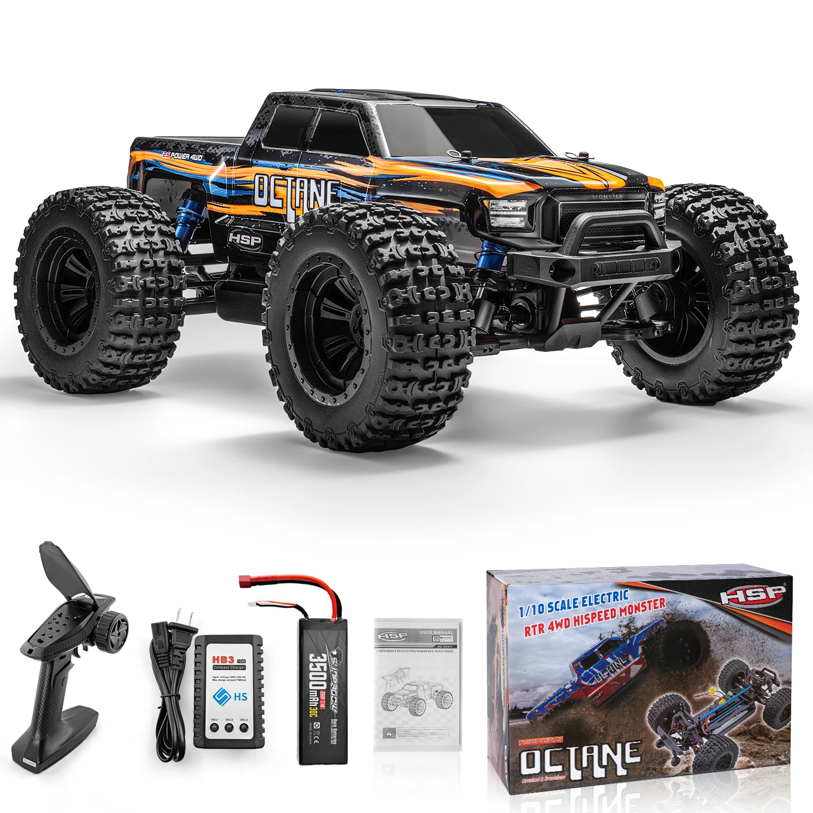 HSP-Rc-Car-1-10-Off-Road-Monster-Truck-Racing-4WD-Electric-Power-Remote ...