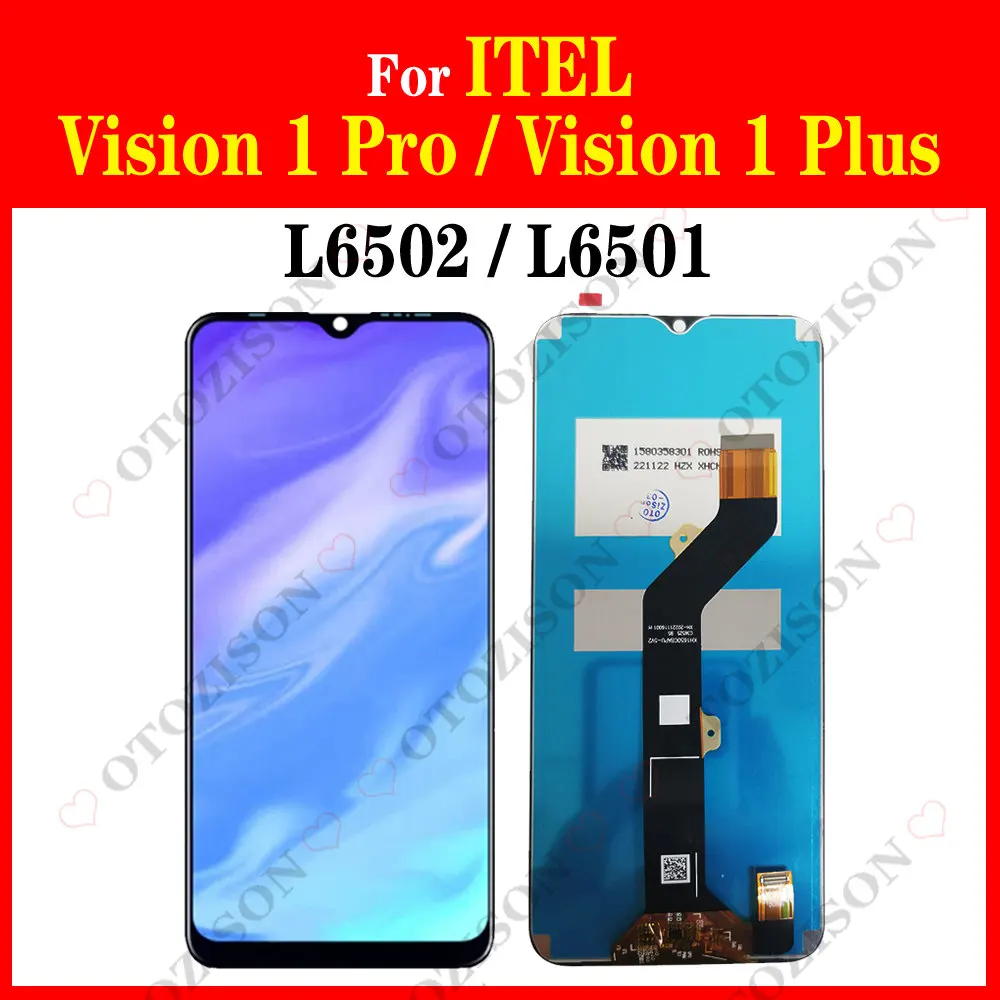 6-6-For-ITEL-VISION-1-Pro-L6502-LCD-Display-Vision-1-Plus-L6501-Screen ...