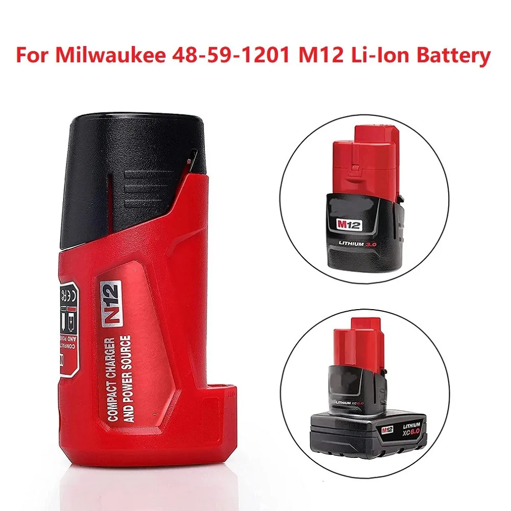 Milwaukee Battery Adapter M12 M18 | Charger Milwaukee M12 N12 ...