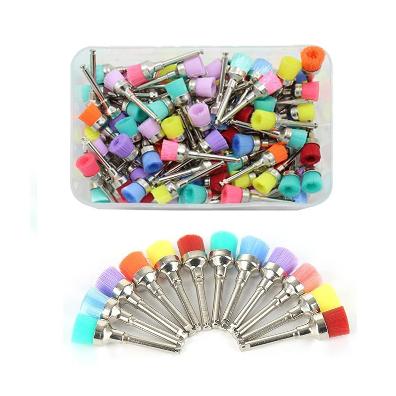 100pcs-Dental-Lab-Nylon-Latch-Small-Flat-Polishing-Polisher-Prophylaxis ...