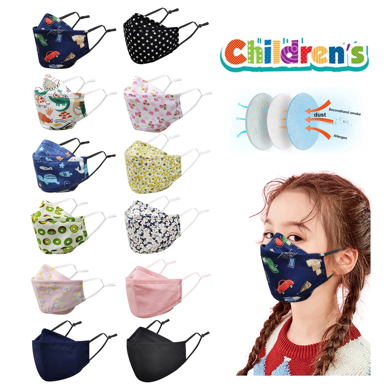 Mask Boys Girls | Mask Mouth Child | Baby Masks Children | Mask Mouth ...