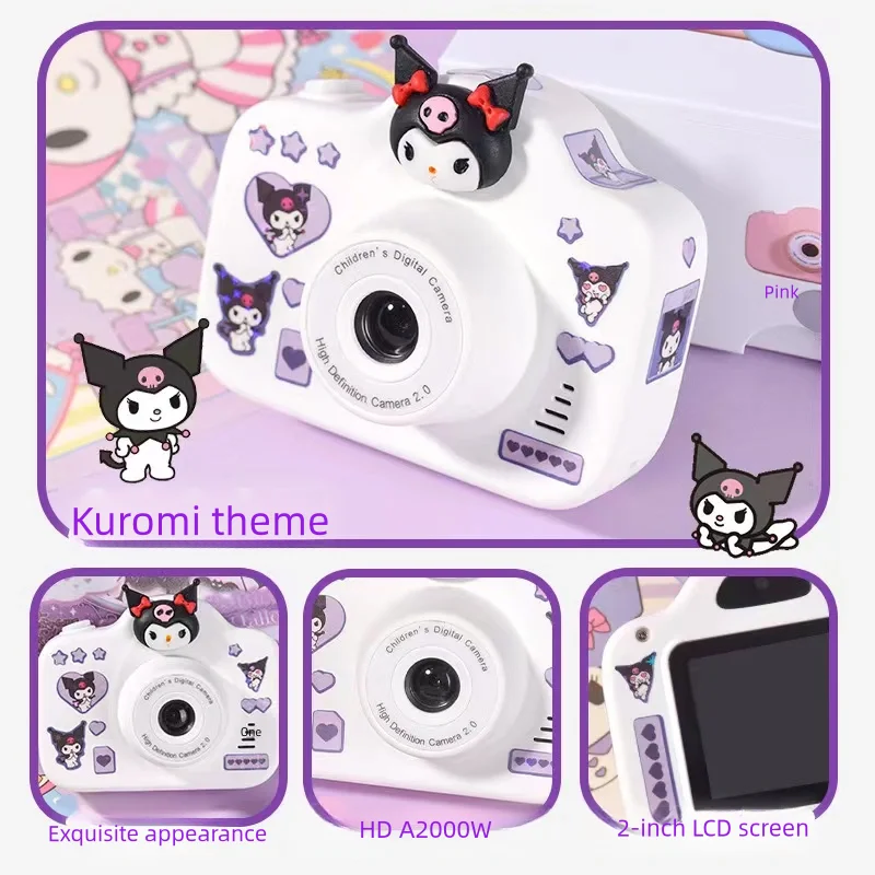 Sanrio-Kids-Kuromi-Cinnamoroll-Hello-kitty-Camera-Toys-Mini-HD-Digital ...