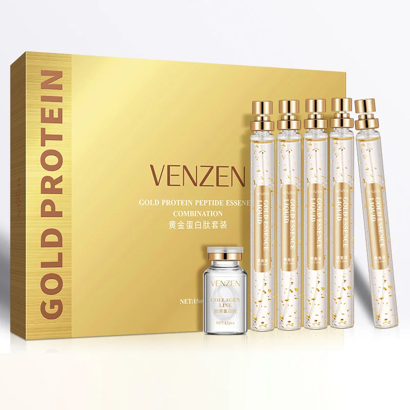 Golden-Protein-Set-Face-Serum-Active-Collagen-Silk-Thread-Facial ...