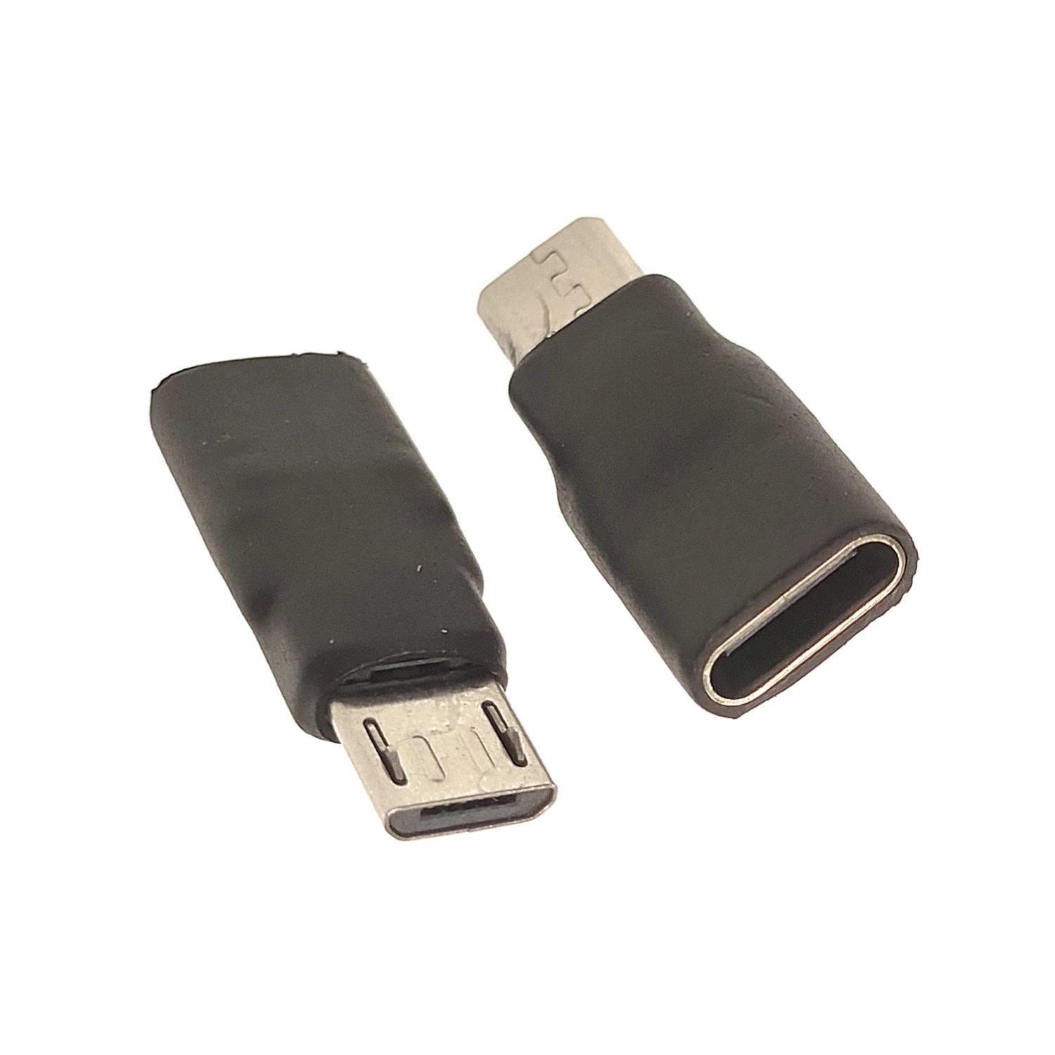 Micro USB Male to Type C Female Adapter, Resistant to 90 microusb to ...
