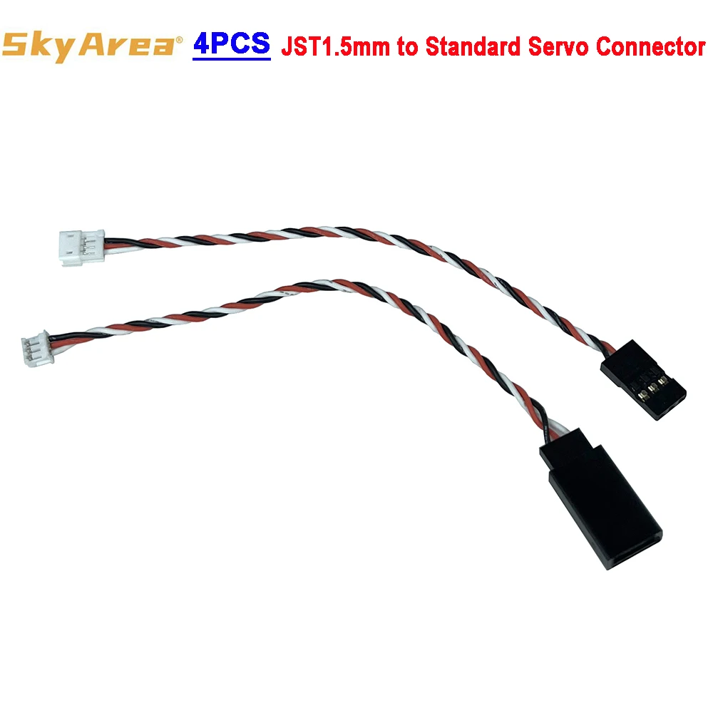 4PCS-JST-1-5mm-3Pins-Male-Female-and-JR-Style-for-Mini-Receiver-Servo ...