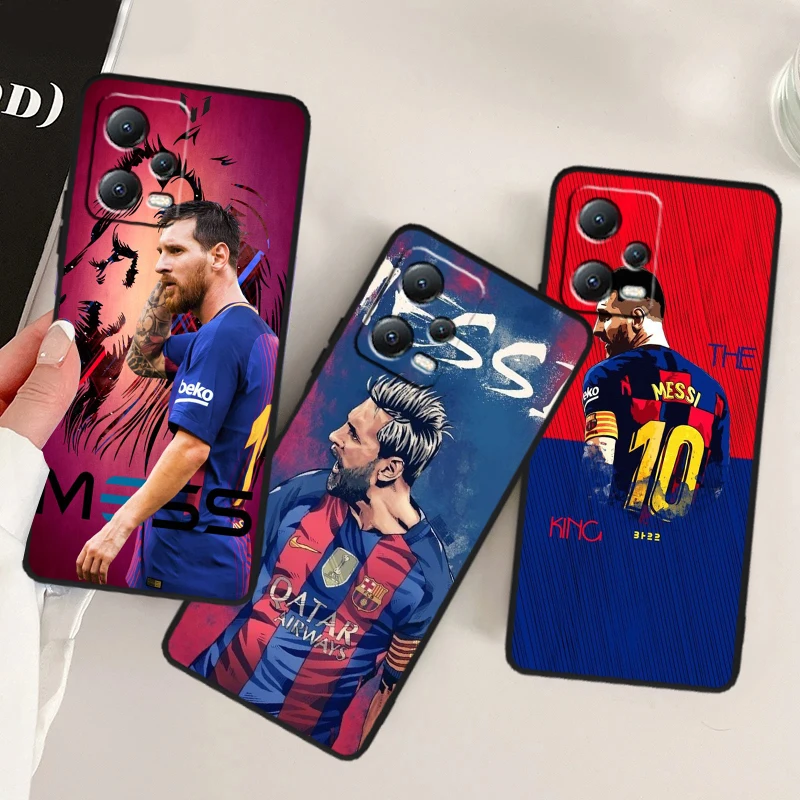 Capa-de-Telefone-Estrela-de-Futebol-Preto-M-Messi-10-Capa-para-Xiaomi ...