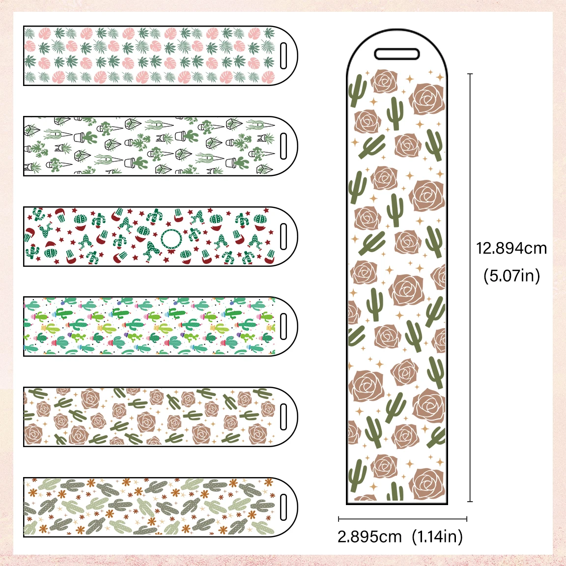 5PCS-Ready-to-Apply-UV-DTF-Bookmark-Decals-Cold-Transfers-Spring ...