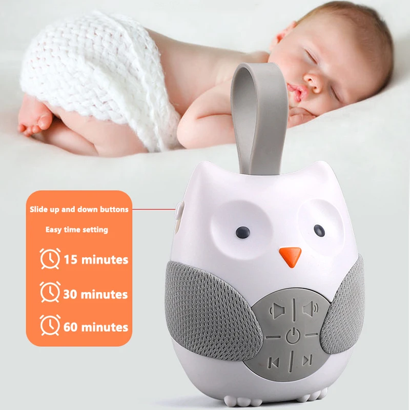 Newborn-Owl-White-Noise-Machine-Aid-Baby-Sleeping-Monitors-Speaker ...