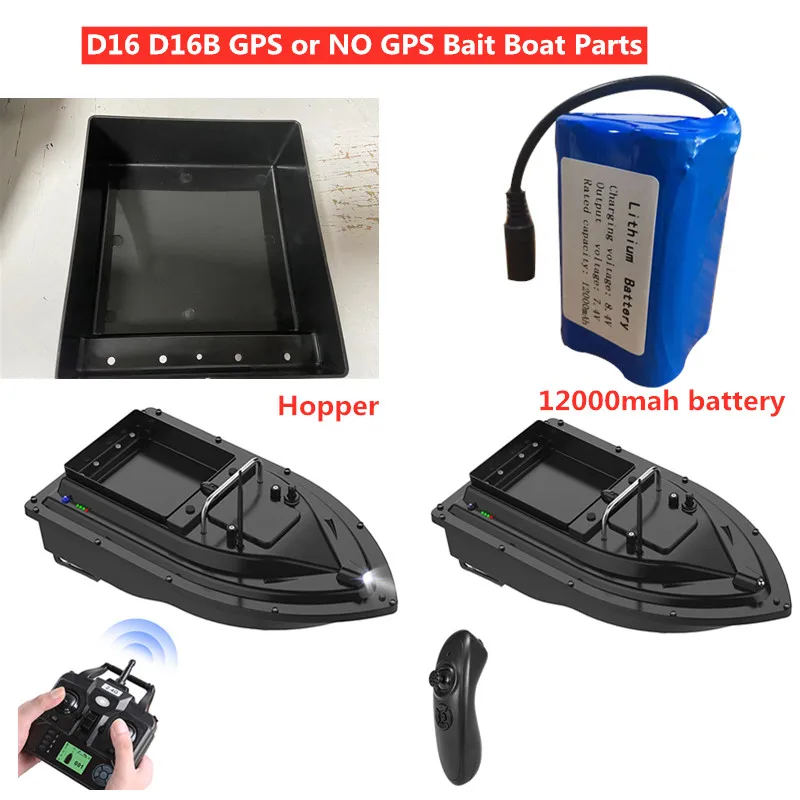 D16B-GPS-Remote-Control-Fishing-Bait-Boat-Spare-Parts-7-4V-12000mah ...