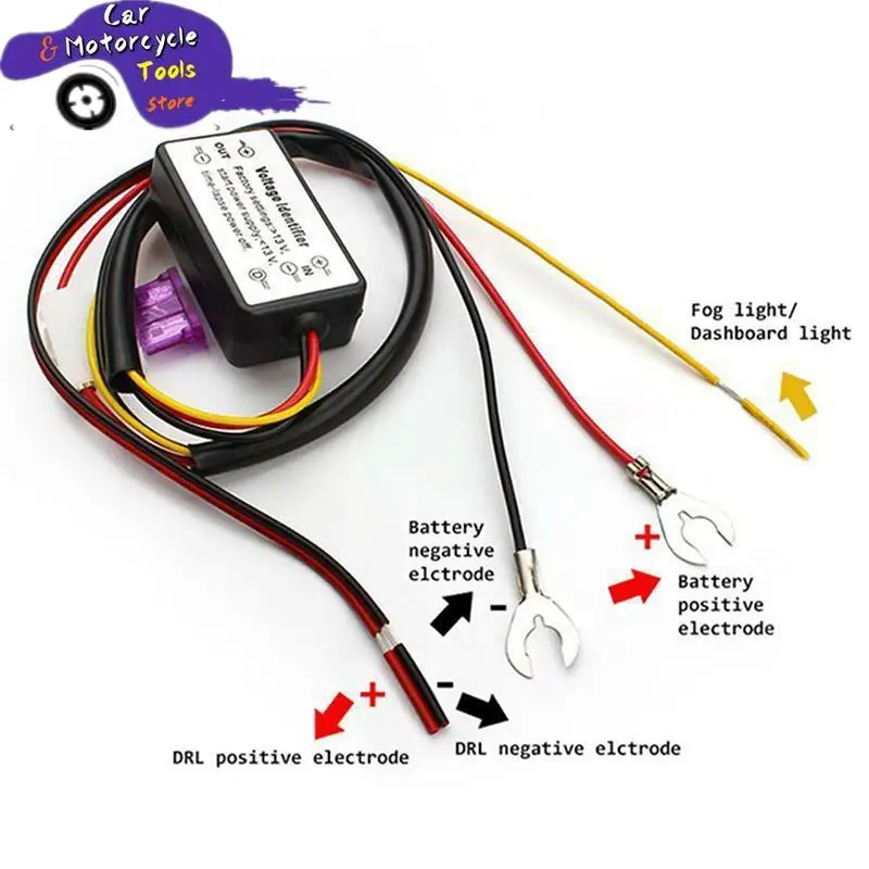 New-Car-Daytime-Running-Light-Controller-Controller-Automatic-ON-OFF ...