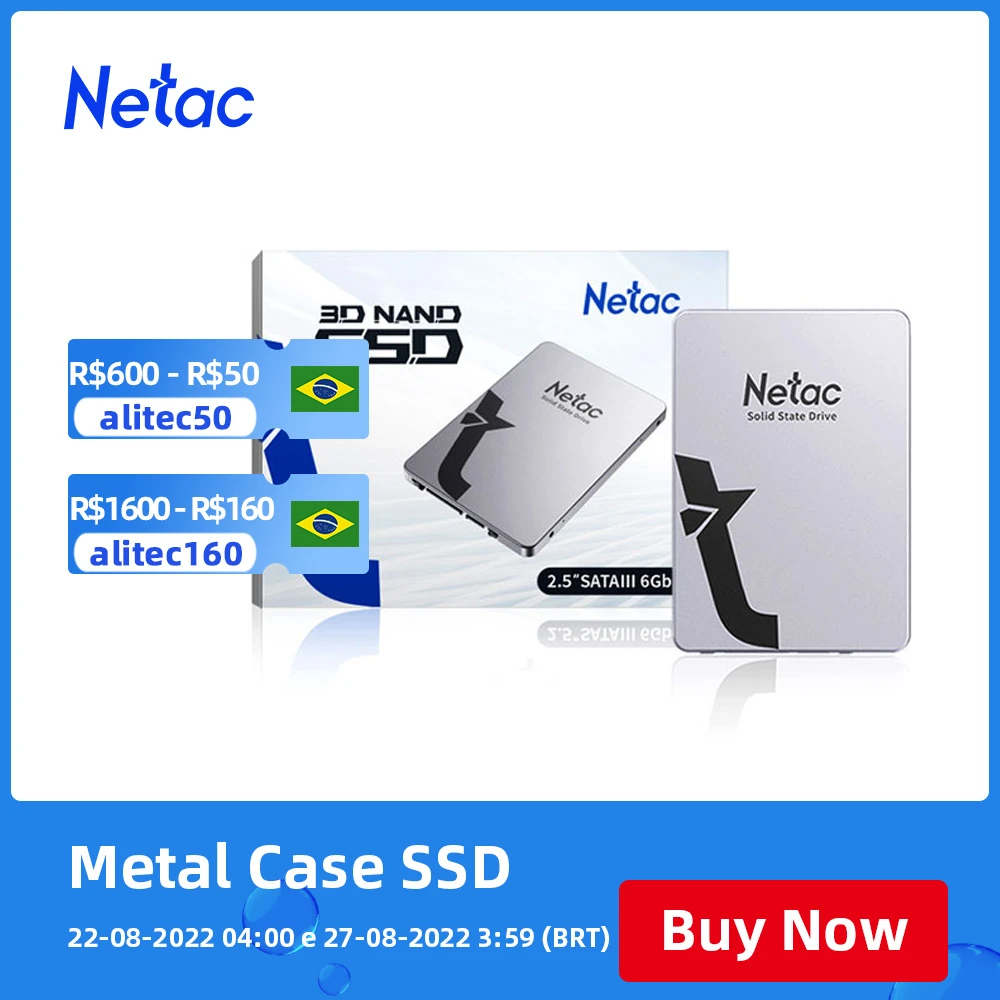 Netac SSD 128GB 256GB 360GB SSD SATA SATA3 2.5 hdd hd SSD Hard Drive ...