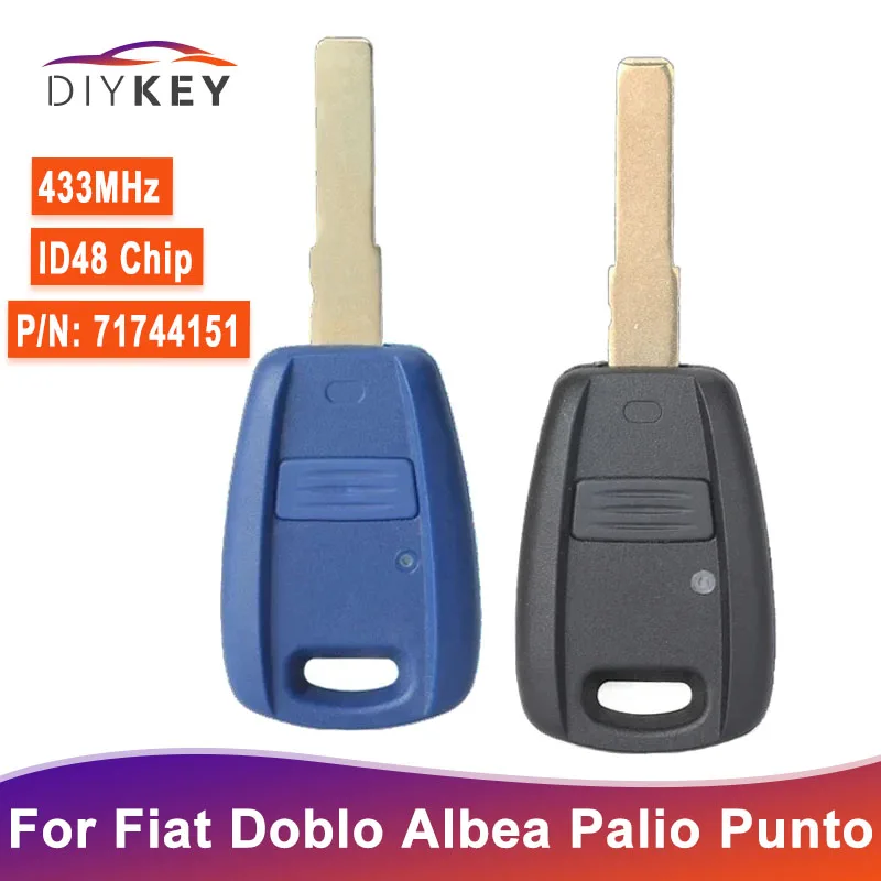 DIYKEY-P-N-71744151-433MHz-For-Fiat-Doblo-Albea-Palio-Punto-2005-2006 ...
