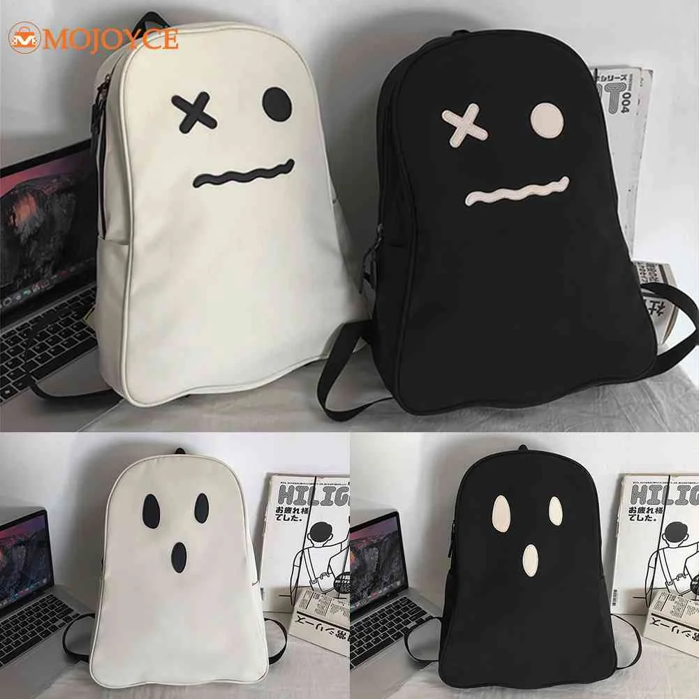 Funny Ghost Backpack Cute Cartoon Shoulders Bags for Teenage Girls ...