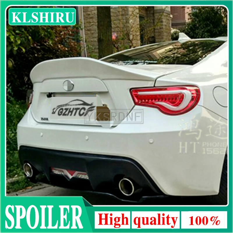 Carbon Fiber Car Rear Wing Trunk Lip Spoilers For Subaru BRZ For TOYOTA ...